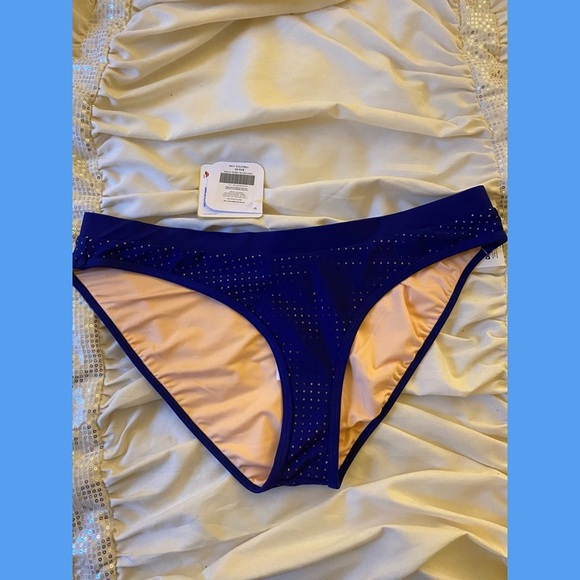 Fabletics | Swim | New Bikini Bottoms Bathing Suit Royal Blue Large ...